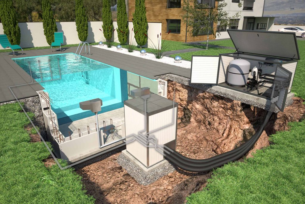 Konzept Pool von Pool Partner ⁓ Sandwichpaneele Bauweise!