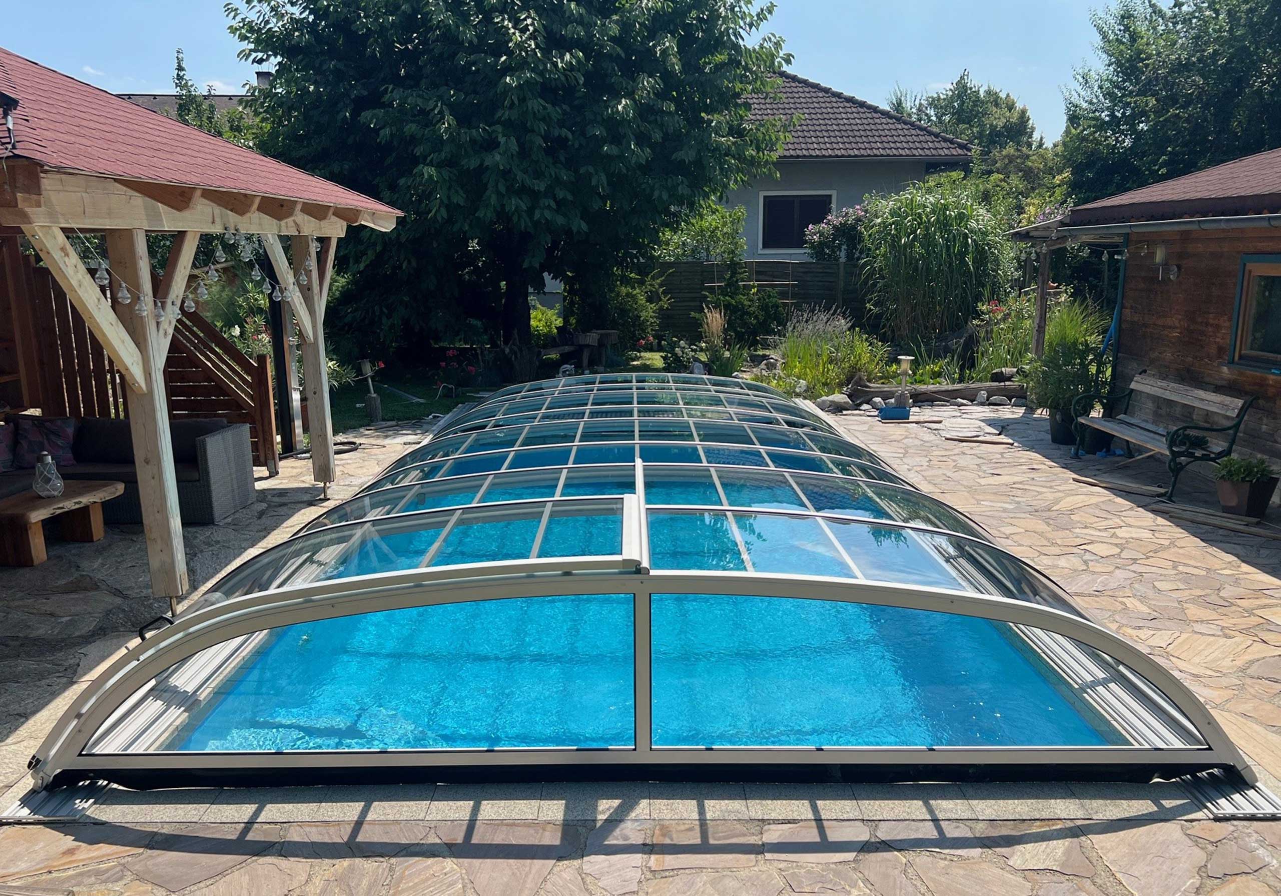 Poolüberdachung Balance - Pool Partner